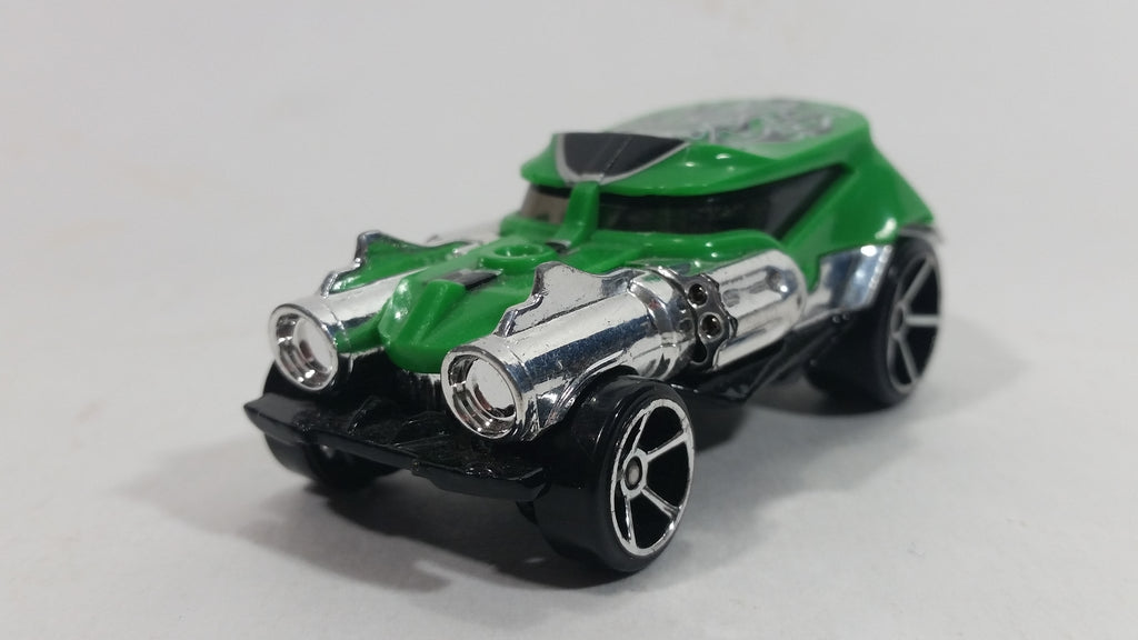 2011 Hot Wheels Video Game Heroes Shell Shock Green Die Cast Toy Car V ...