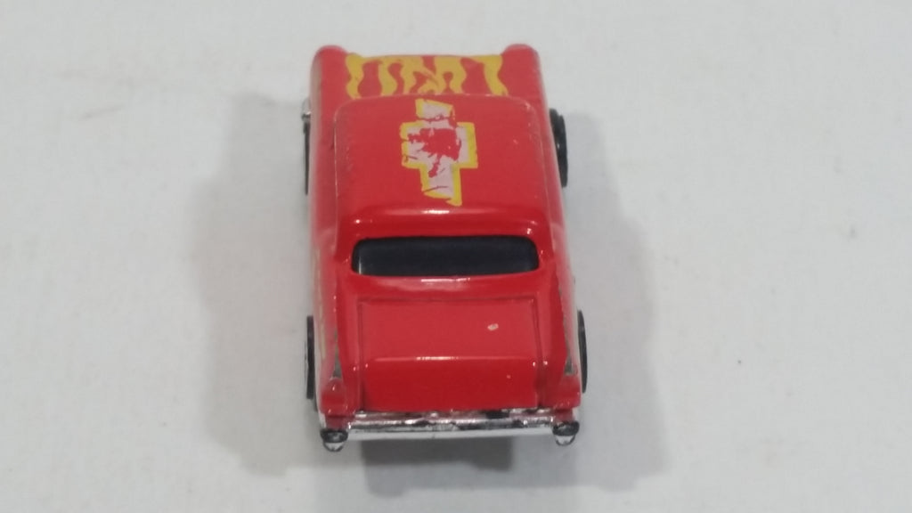 Very Rare Vintage 1980s Hot Wheels Color Racers '57 Chevy Red Micro Ti ...