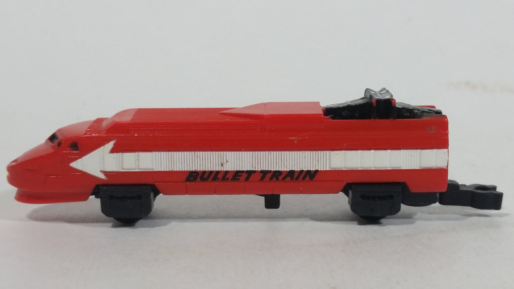 Vintage 1989 Micro Machines Red and White 16 Bullet Train Locomotive T ...