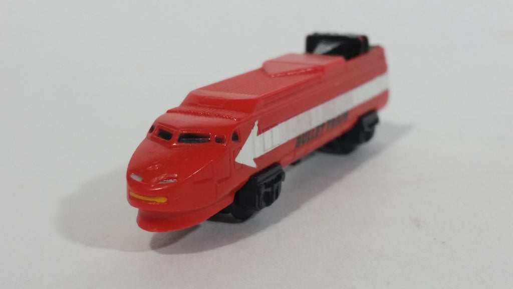 Vintage 1989 Micro Machines Red and White 16 Bullet Train Locomotive T ...