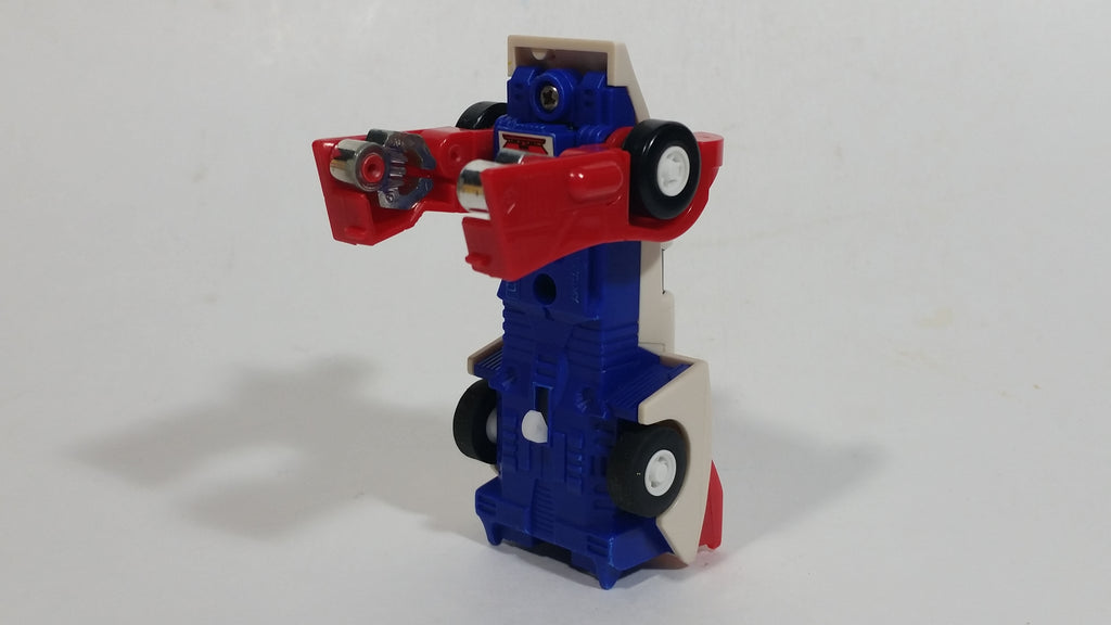 Vintage 1985 Tomy Japan Gobot Commandrons Motron Red Blue White Transf ...