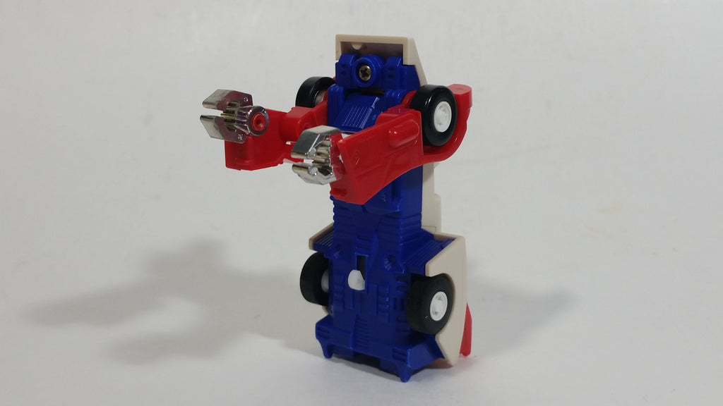 Vintage 1985 Tomy Japan Gobot Commandrons Motron Red Blue White Transf ...