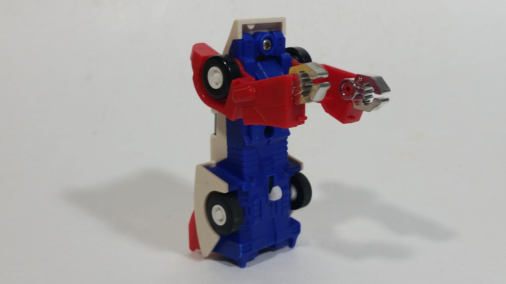 Vintage 1985 Tomy Japan Gobot Commandrons Motron Red Blue White Transf ...