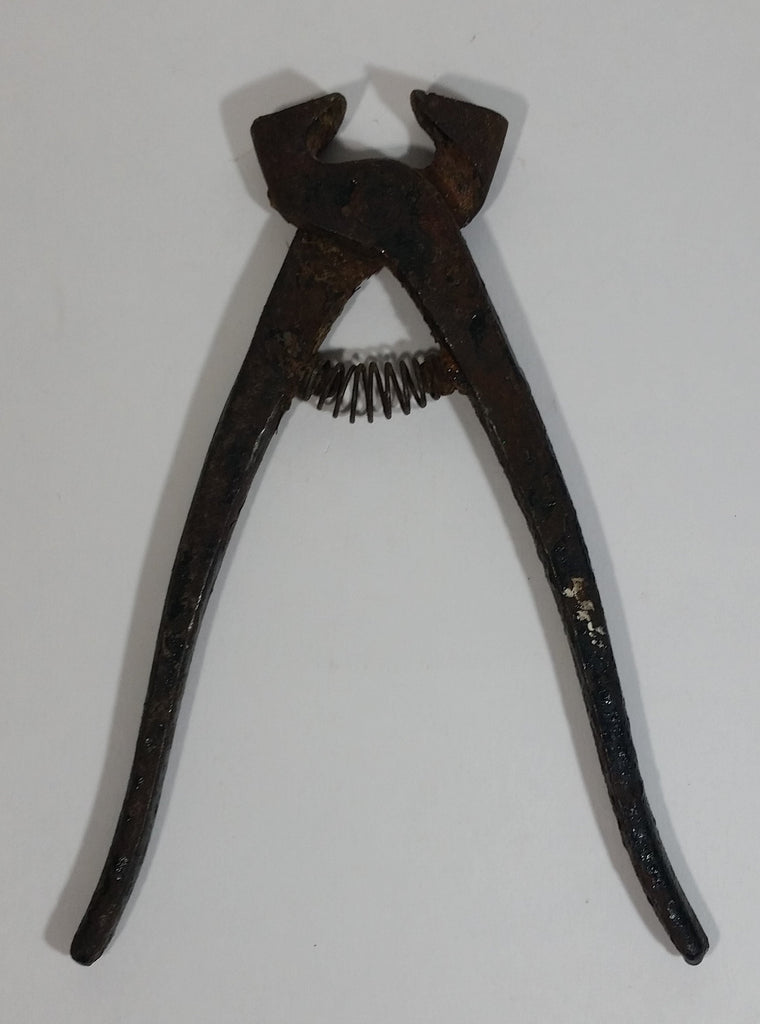 Antique Cast Iron Primitive Early Spring Resistance Hoof Trimmer Wire ...