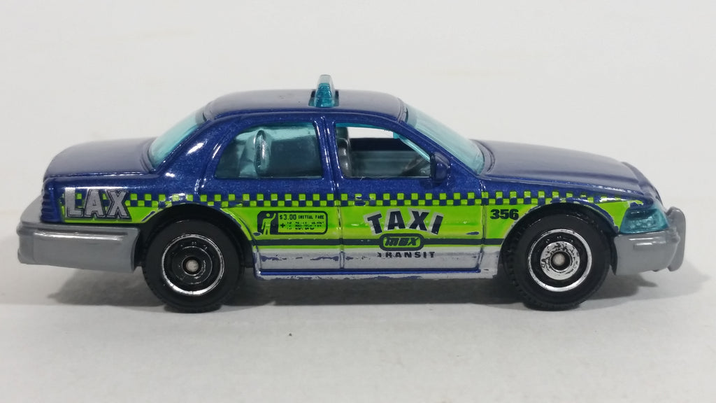 2016 Matchbox City 2006 Ford Crown Victoria LAX Taxi Blue Die Cast Toy ...