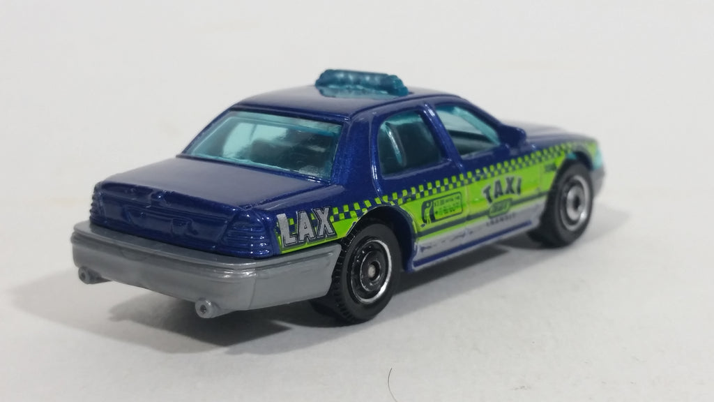 2016 Matchbox City 2006 Ford Crown Victoria LAX Taxi Blue Die Cast Toy ...