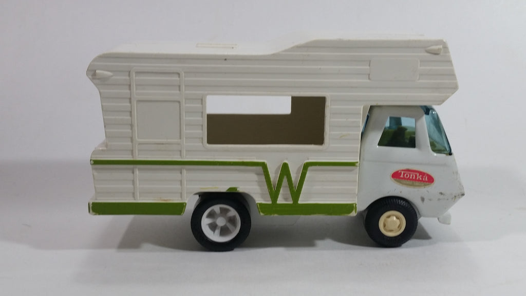 Vintage 1973 Tonka Winnebago White Camper Van RV Pressed Steel Toy Car ...