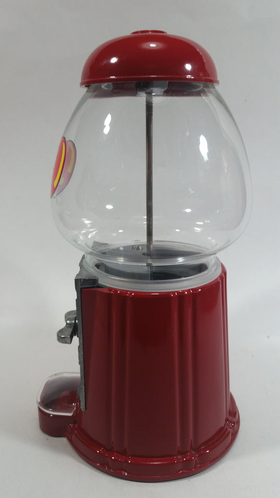 Jelly Belly Metal and Glass Globe Red Colored 9" Tall Jelly Bean Candy ...