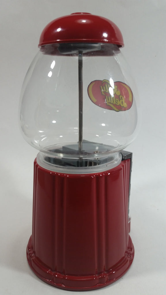 Jelly Belly Metal and Glass Globe Red Colored 9" Tall Jelly Bean Candy ...