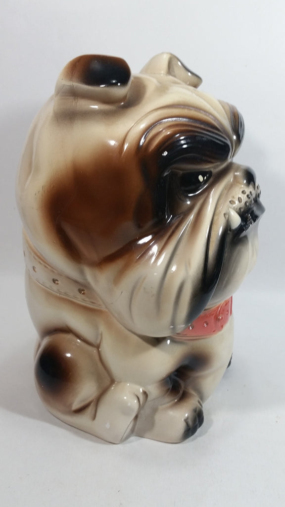 10" Tall Ceramic Bulldog Dog Coin Bank - Made in Taiwan – Treasure ...