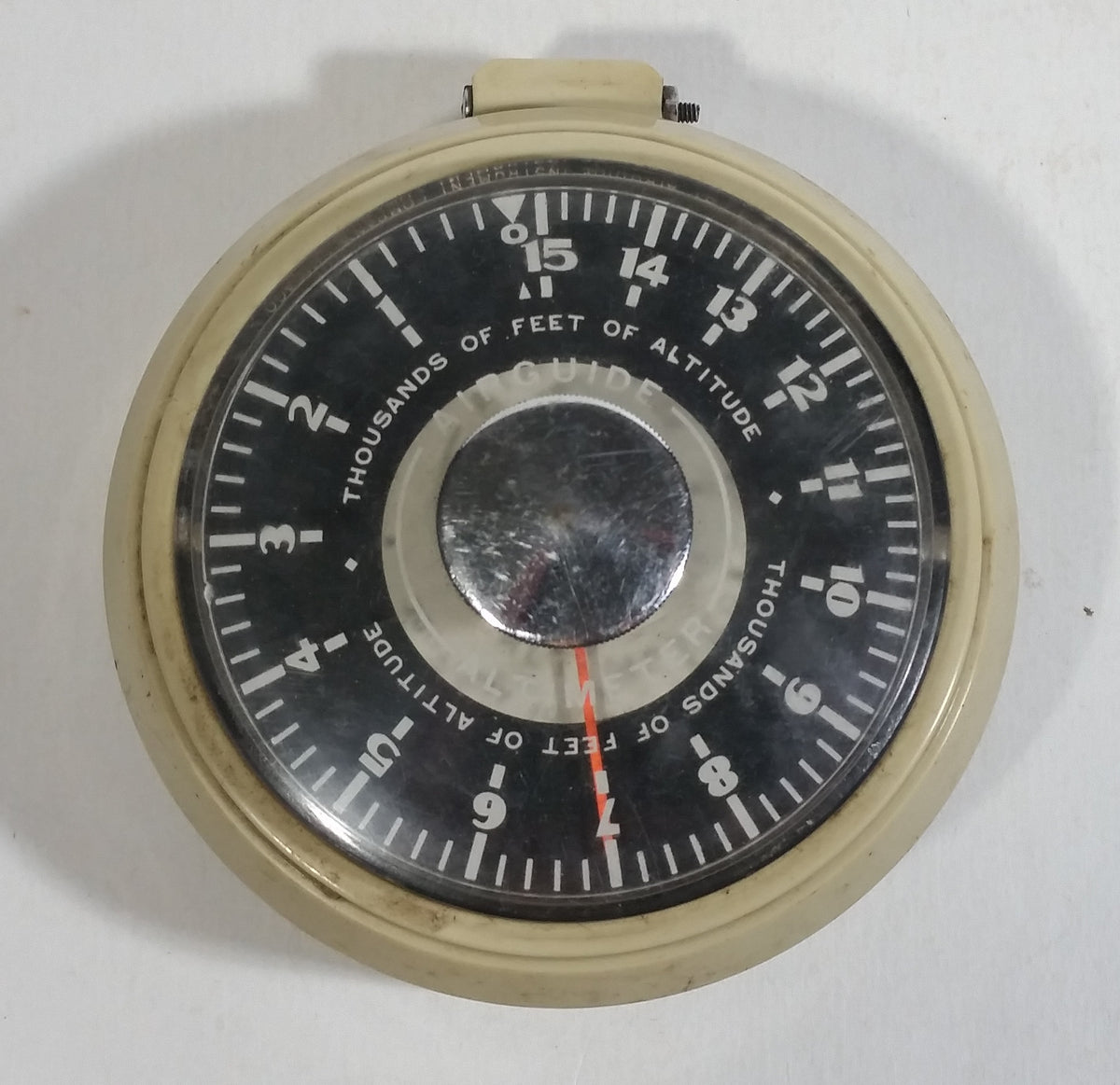 Vintage Airguide Altimeter Airplane Altitude Gauge 0 to 15,000 feet ...