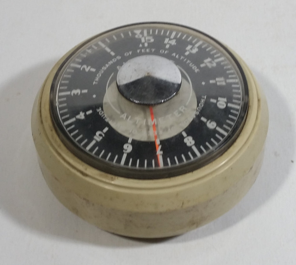 Vintage Airguide Altimeter Airplane Altitude Gauge 0 to 15,000 feet ...