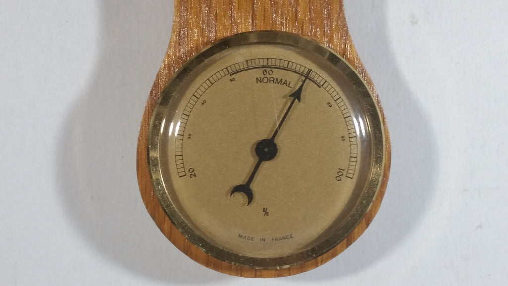 Vintage Baromaster Nautical Style Wooden Weather Station Humidity, The ...