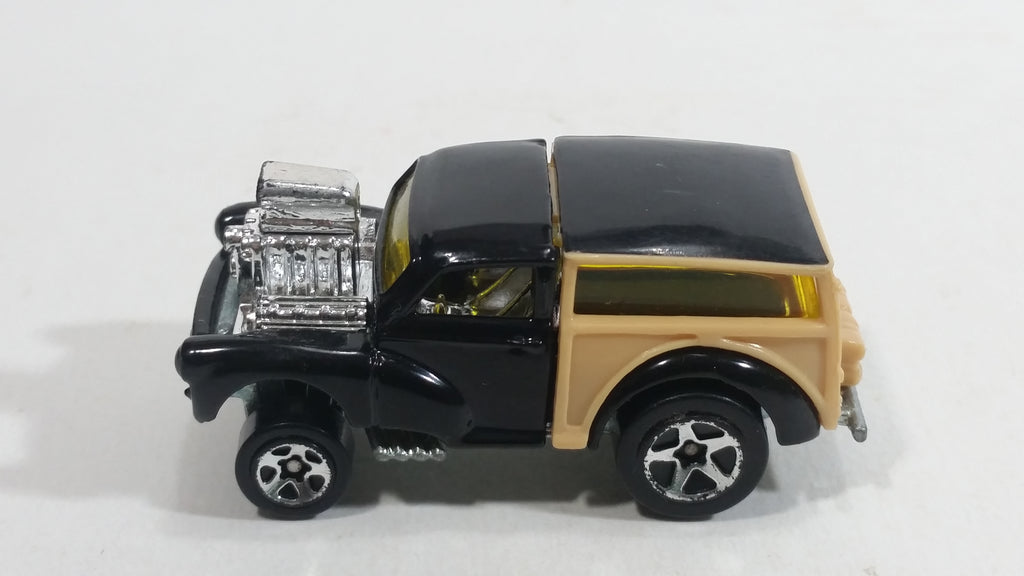 2001 Hot Wheels First Editions MG Rover Morris Wagon Black Tan Die Cas ...