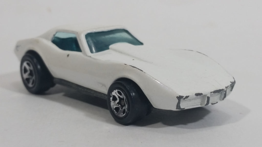 1994 Hot Wheels Chevrolet Corvette Stingray White Die Cast Toy Car Veh ...