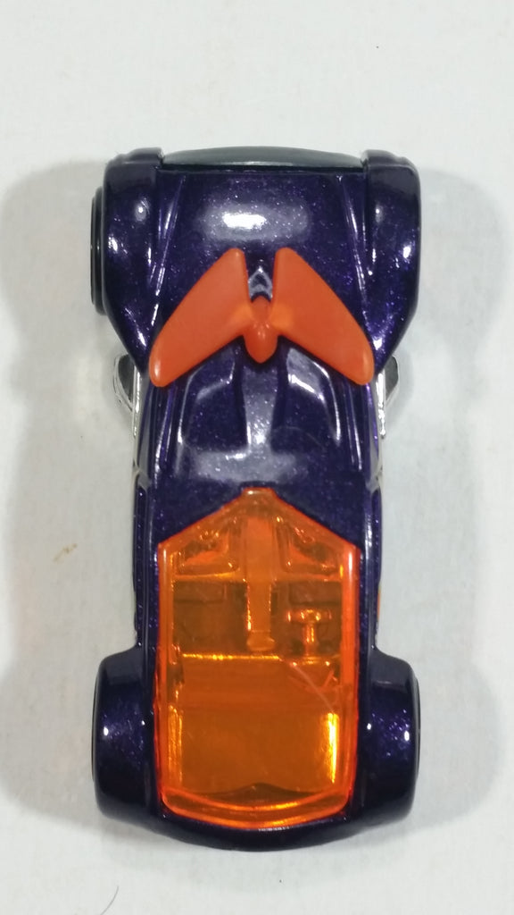 2010 Hot Wheels Phantom Racer Metalflake Dark Violet Purple Die Cast T ...