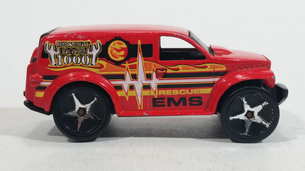 2008 Hot Wheels Desert Race 1000 Power Panel Red Die Cast Toy Car Vehi ...