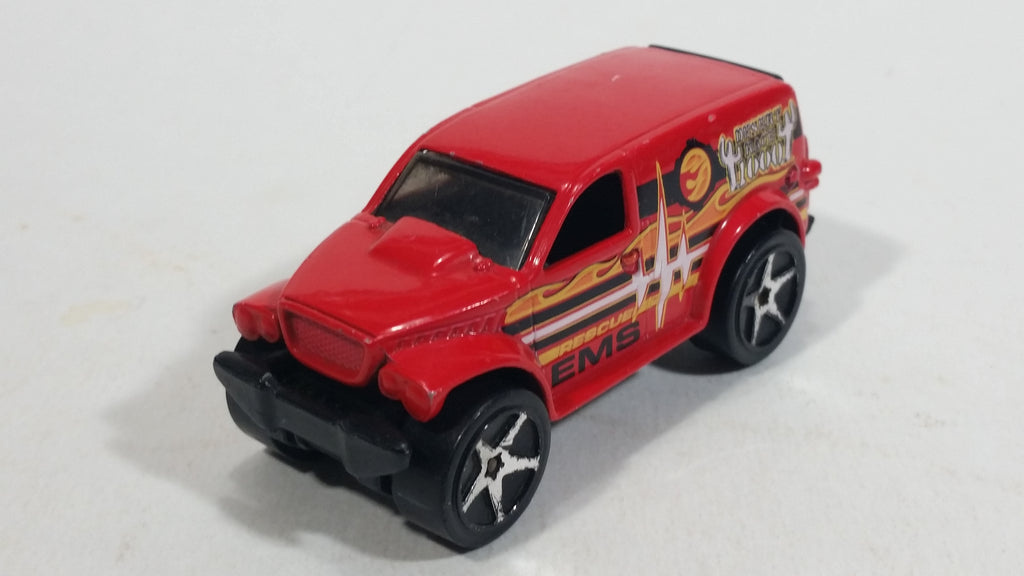 2008 Hot Wheels Desert Race 1000 Power Panel Red Die Cast Toy Car Vehi ...
