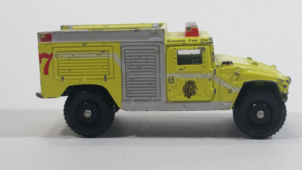 Corgi Chicago Police Department Fire Pumper Hummer Humvee HMMWV Fluore ...