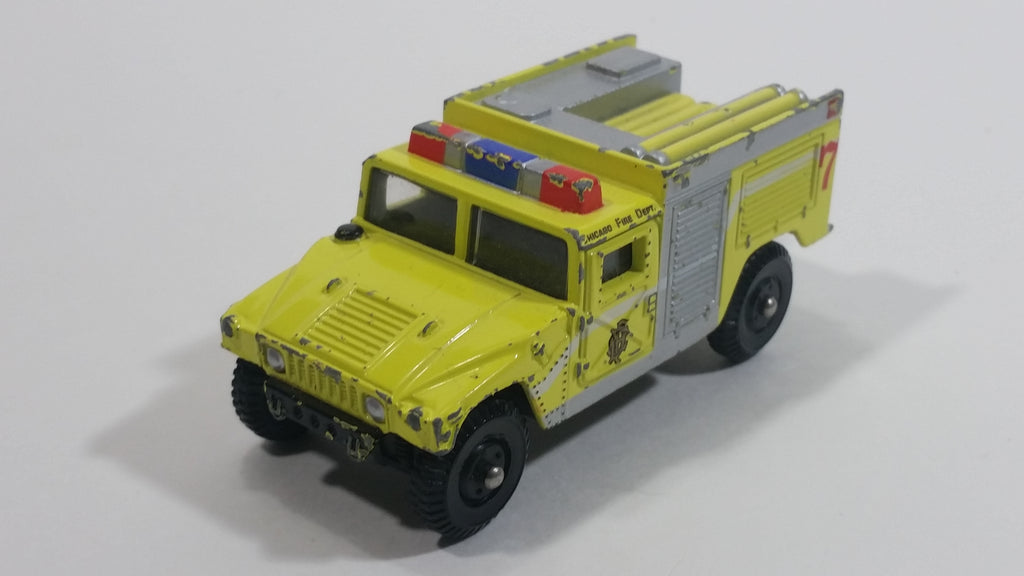Corgi Chicago Police Department Fire Pumper Hummer Humvee HMMWV Fluore ...