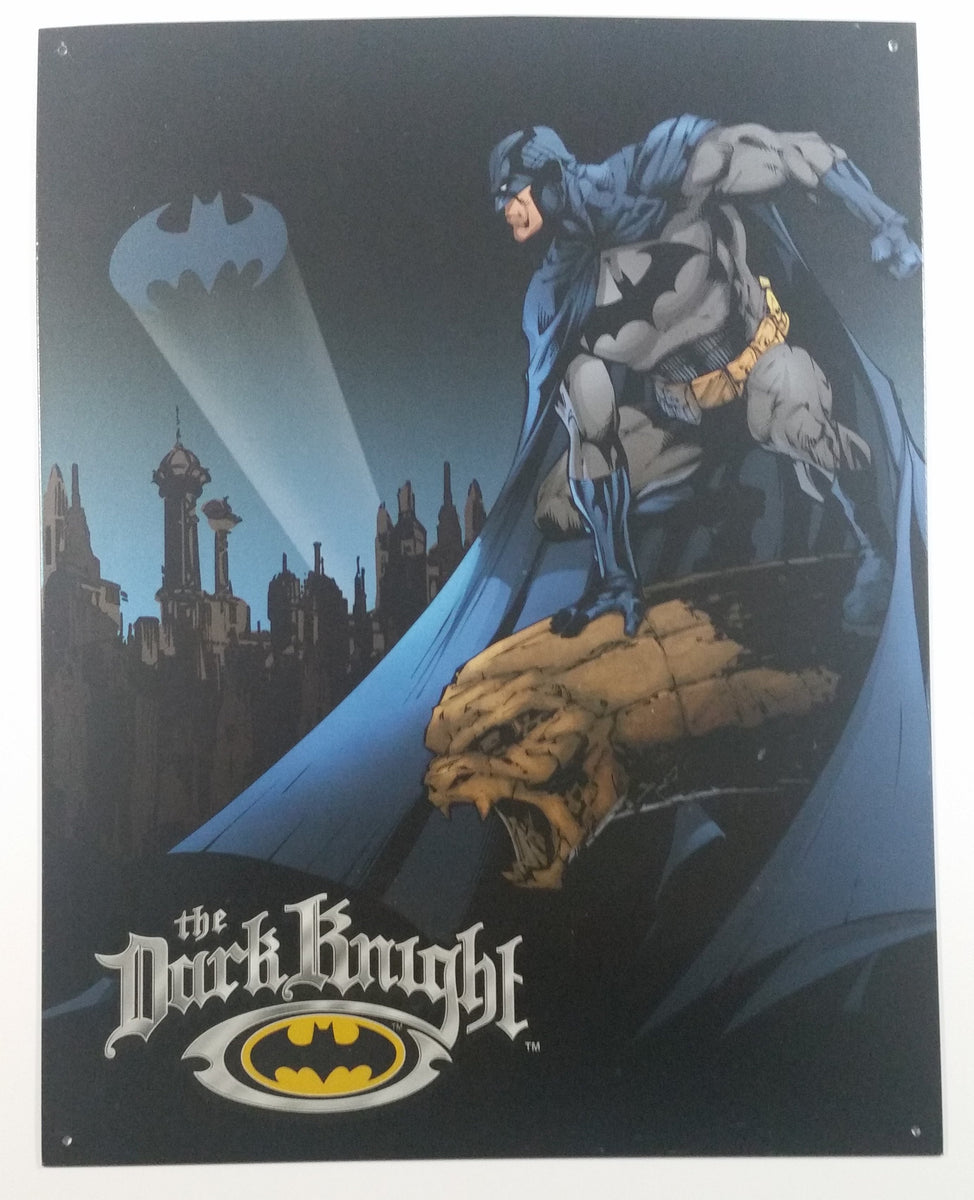 Batman The Dark Knight 12 1/2" x 16" Tin Metal Sign DC Comics Superher ...