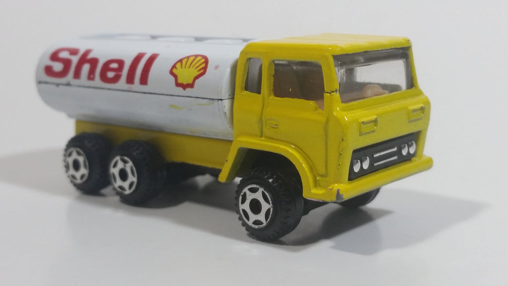 Yatming Style Shell Semi Tanker Fuel Truck Yellow Die Cast Toy Car Veh ...