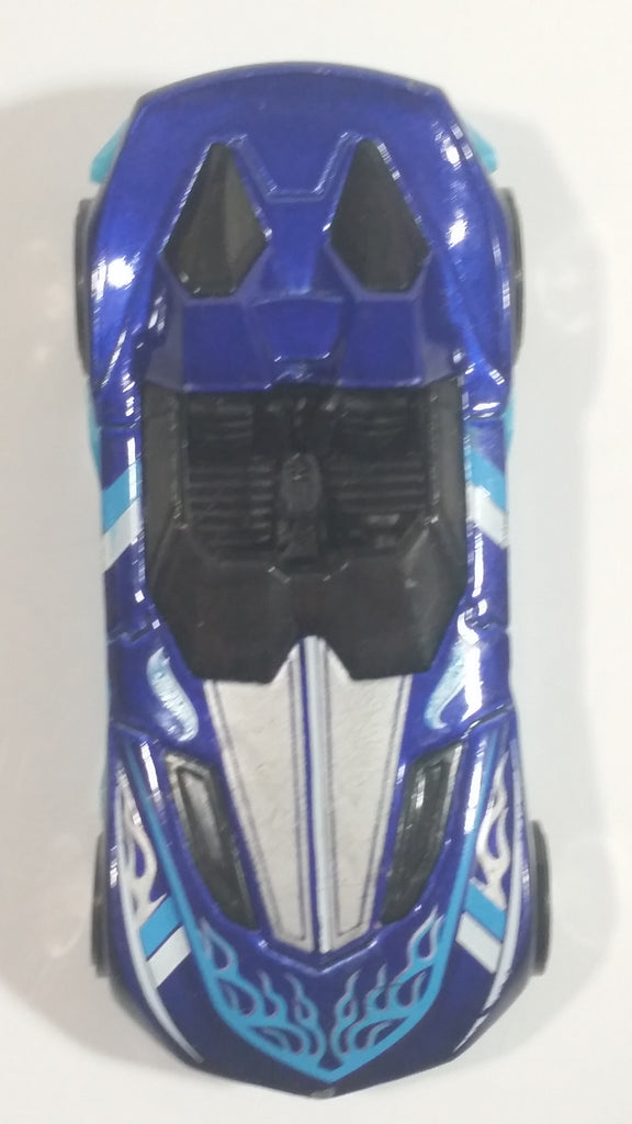 2012 Hot Wheels HW Code Cars Yur So Fast Ferrari Metallic Dark Blue Di ...