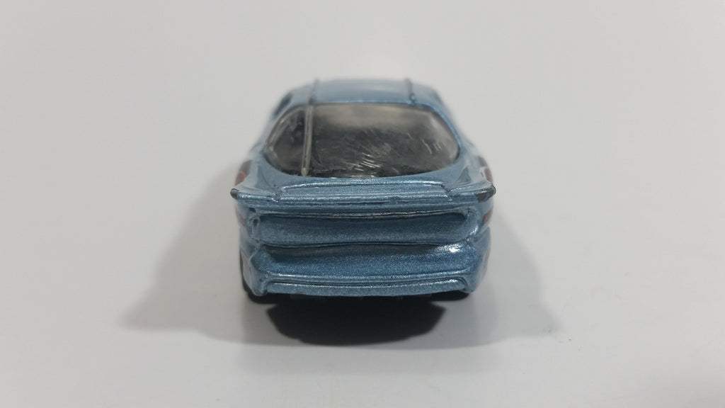 2002 Hot Wheels Pontiac IROC Firebird Silver Blue Die Cast Toy Race Ca ...