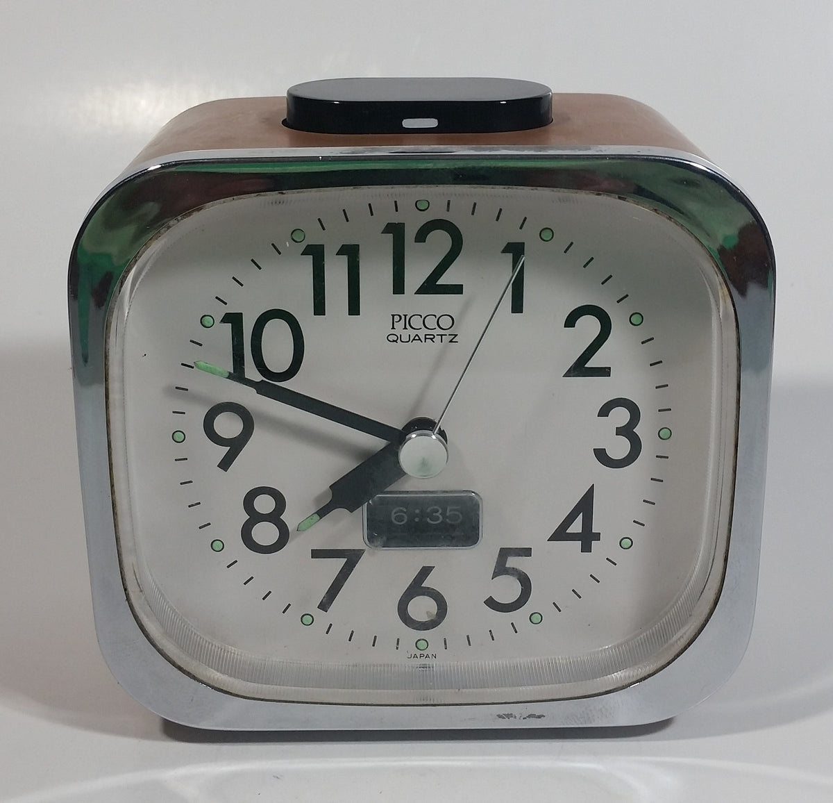 Picco Quartz Glow in The Dark Travel Alarm Clock - Working - Made in J ...