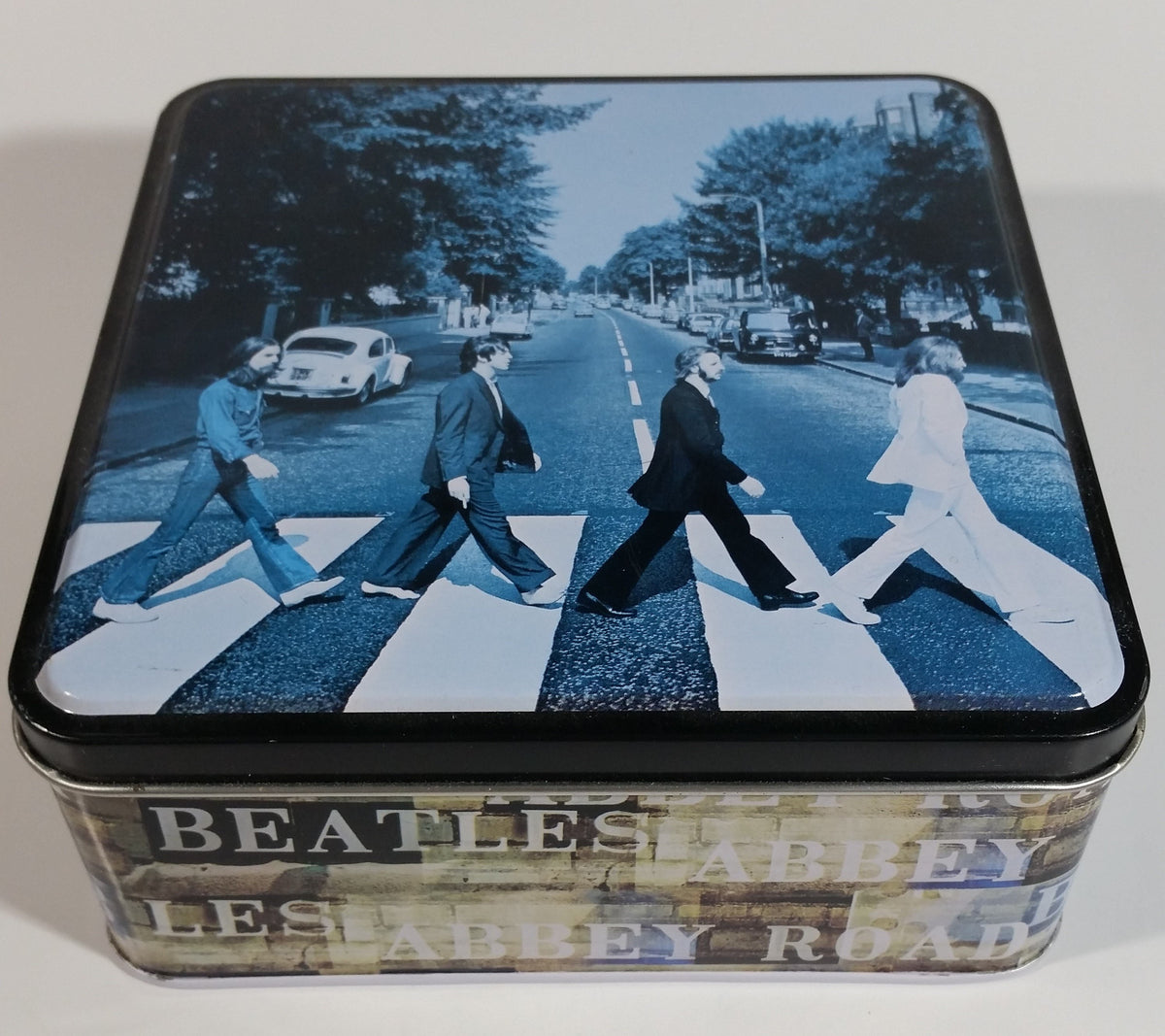 2002 The Beatles Abbey Road Tin Metal Container Music Band Collectible ...