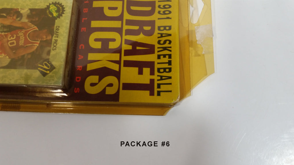 Classic Premiere Edition NBA 1991 Basketball Draft Picks 50 Card Pack ...