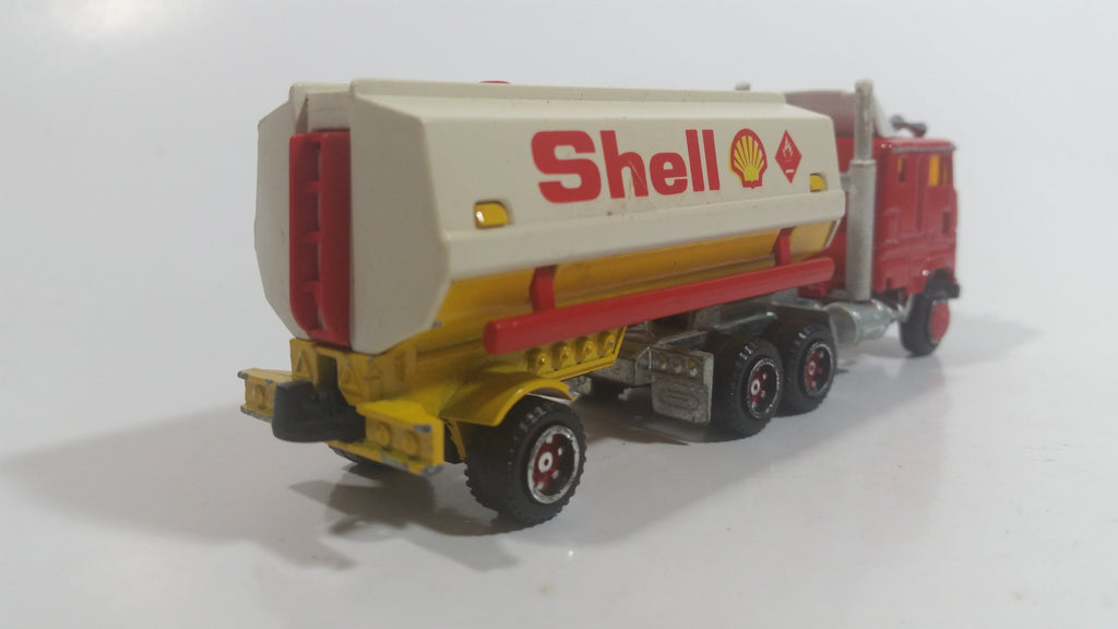 Vintage Majorette Shell Oil Fuel Tanker Trailer and Semi Tractor Truck ...