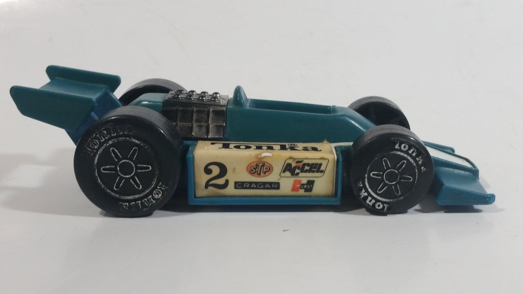 Vintage 1979 Tonka Indy Race Car Blue Plastic and Metal Toy Vehicle Ma ...