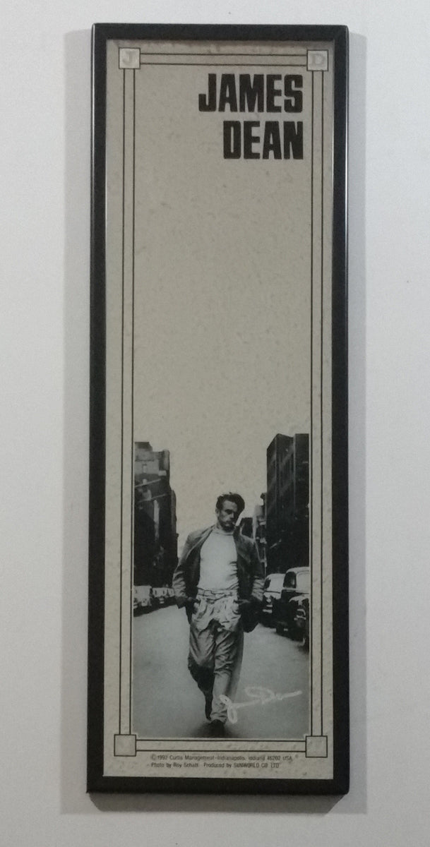 1992 James Dean Hollywood Actor Acting Icon 6 " x 18" Framed Mirror Wa ...