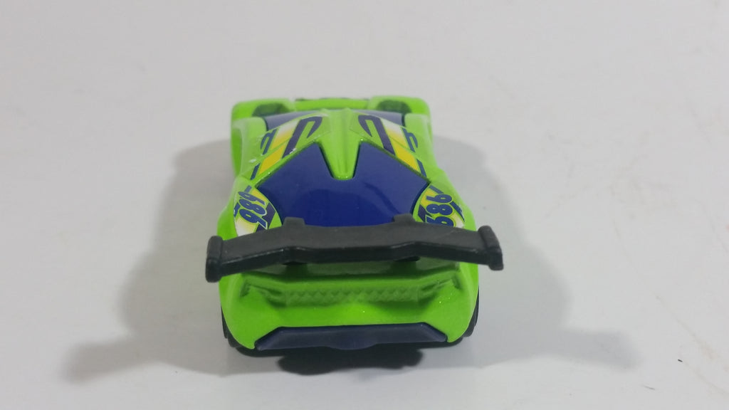 2009 Hot Wheels Impavido 1 Bright Green 3/7 Die Cast Toy Car Vehicle M ...