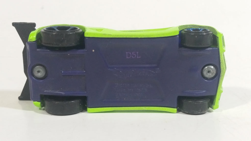 2009 Hot Wheels Impavido 1 Bright Green 3/7 Die Cast Toy Car Vehicle M ...