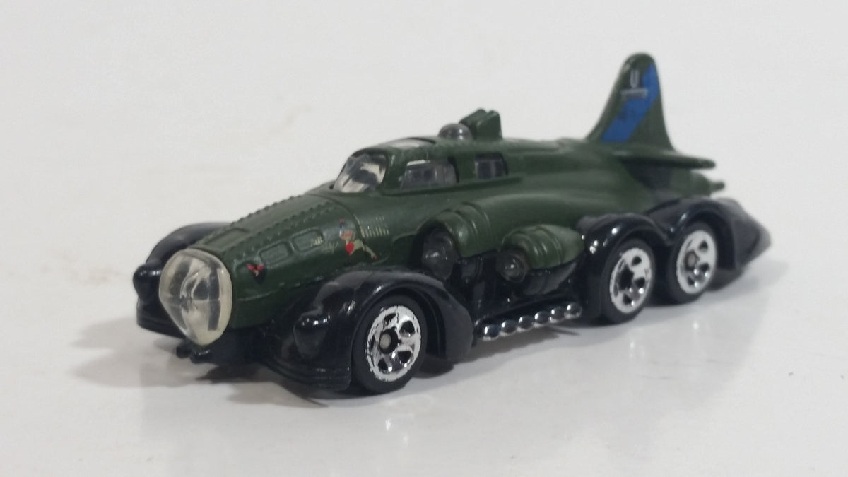 2007 Hot Wheels Fast Fortress Army Green Olive Die Cast Toy Car Vehicl ...