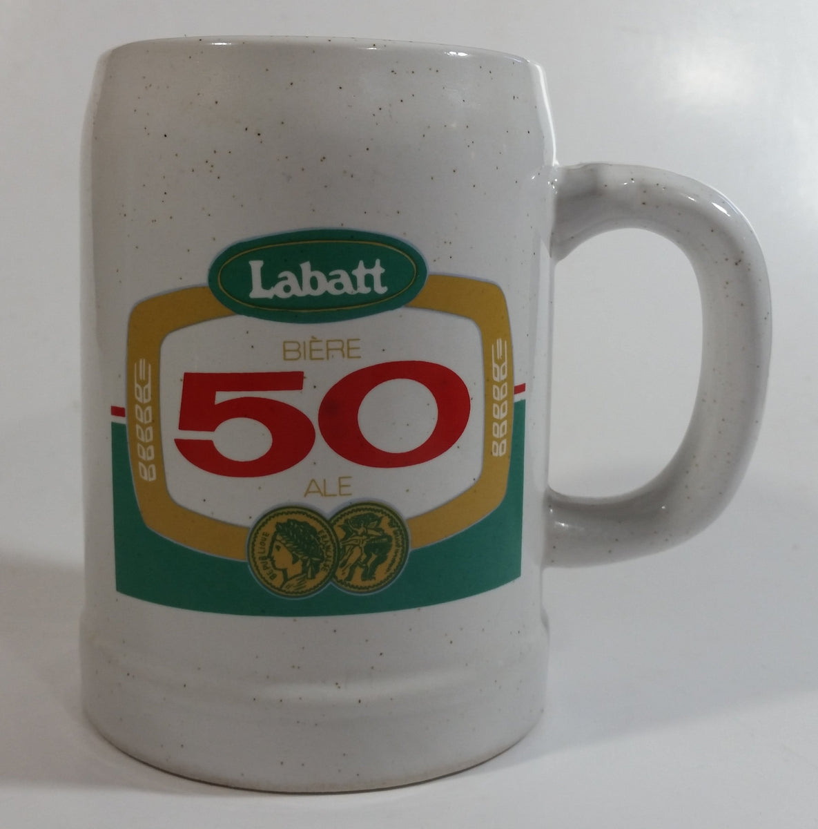 Vintage Labatt 50 Ale Beer Stoneware Stein Mug - Bar Pub Lounge Brewer ...