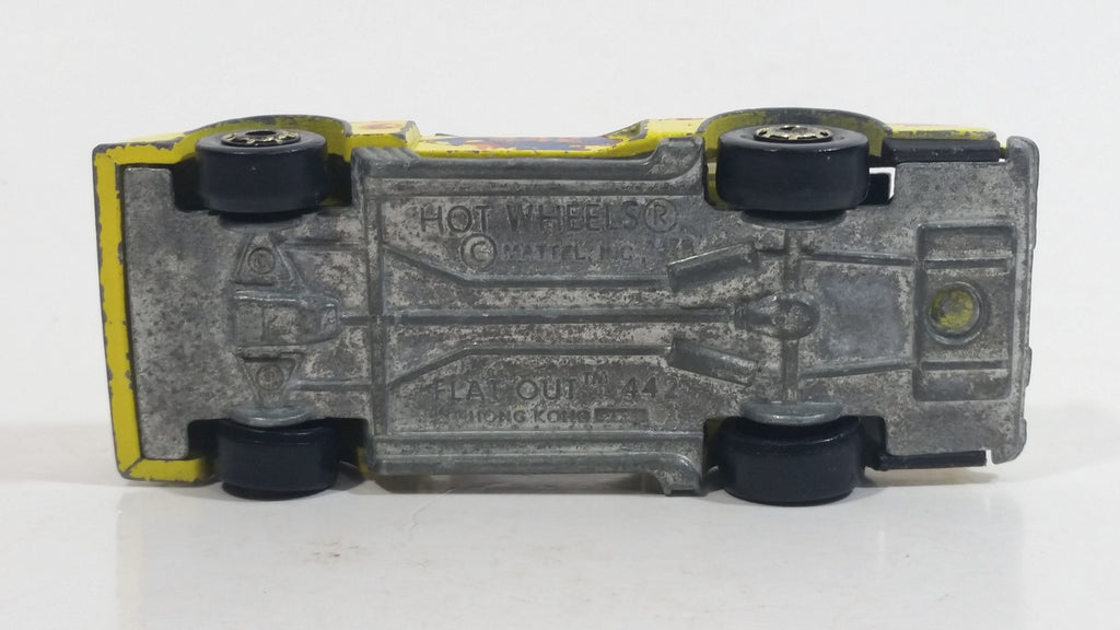 1982 Hot Wheels Flat Out 442 Yellow Die Cast Toy Muscle Car Vehicle GH ...