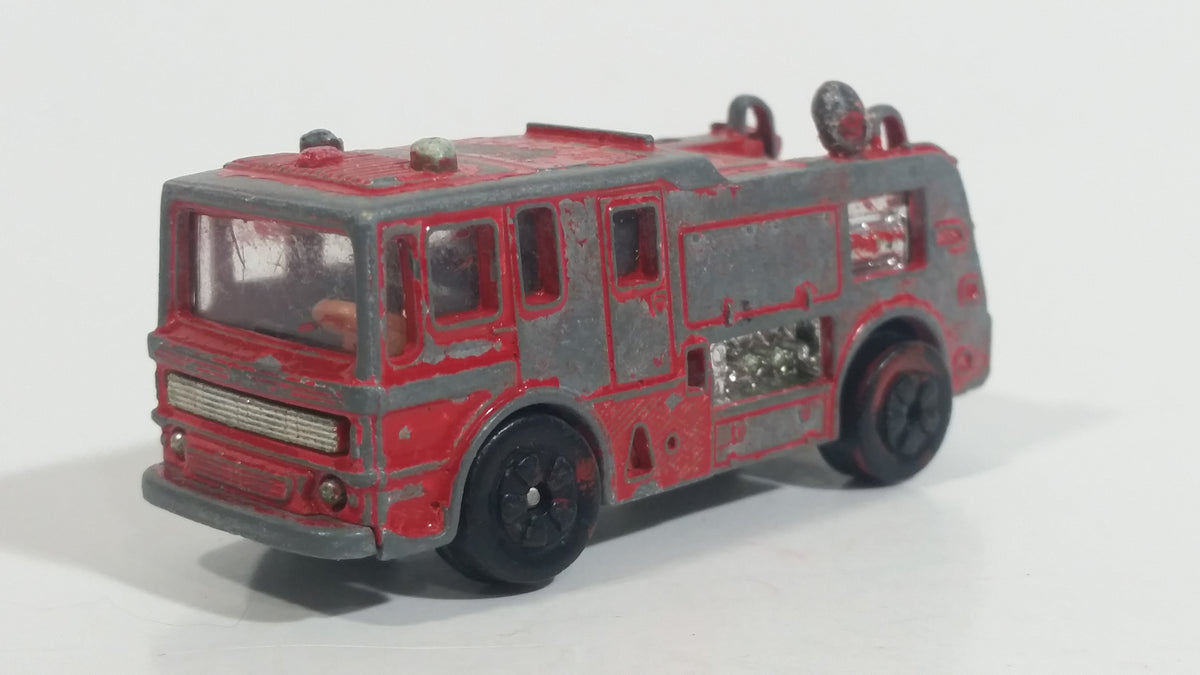 Vintage PlayArt Fire Tender Fire Truck Red Die Cast Toy Car Vehicle ...