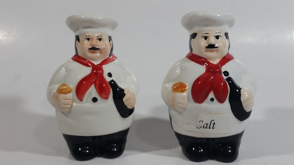 Fat Chubby Chef Decorative Ceramic Salt and Pepper Shakers – Treasure ...