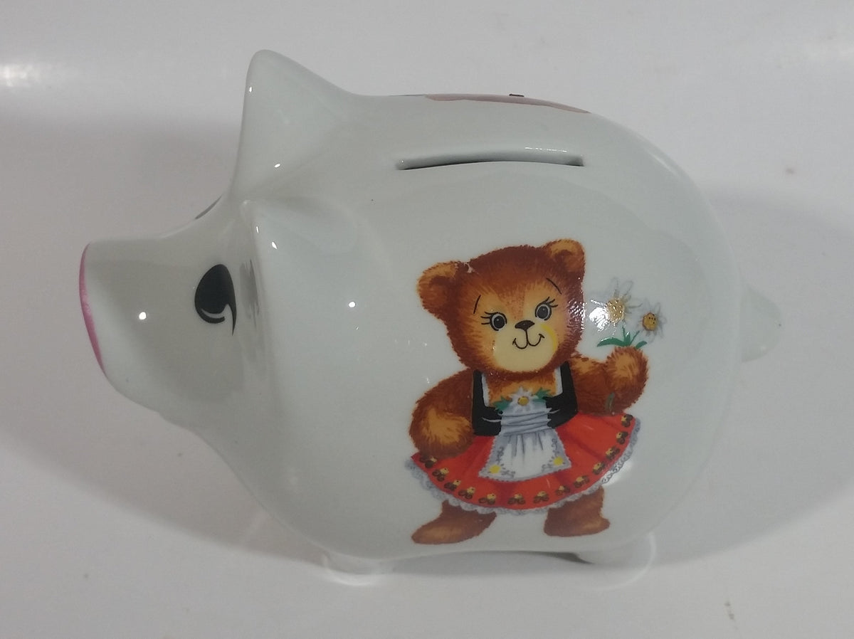 Vintage Reutter Porzellan Germany Boy and Girl Teddy Bear Porcelain Pi ...