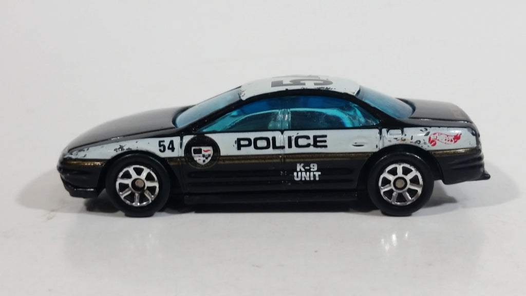 1997 Hot Wheels '93 Warner Oldsmobile Aurora Black and White #54 Polic ...