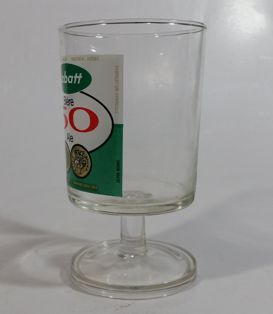 Vintage Labatt 50 Ale Beer Biere 5 1/8" Pedestal Glass Cup – Treasure ...