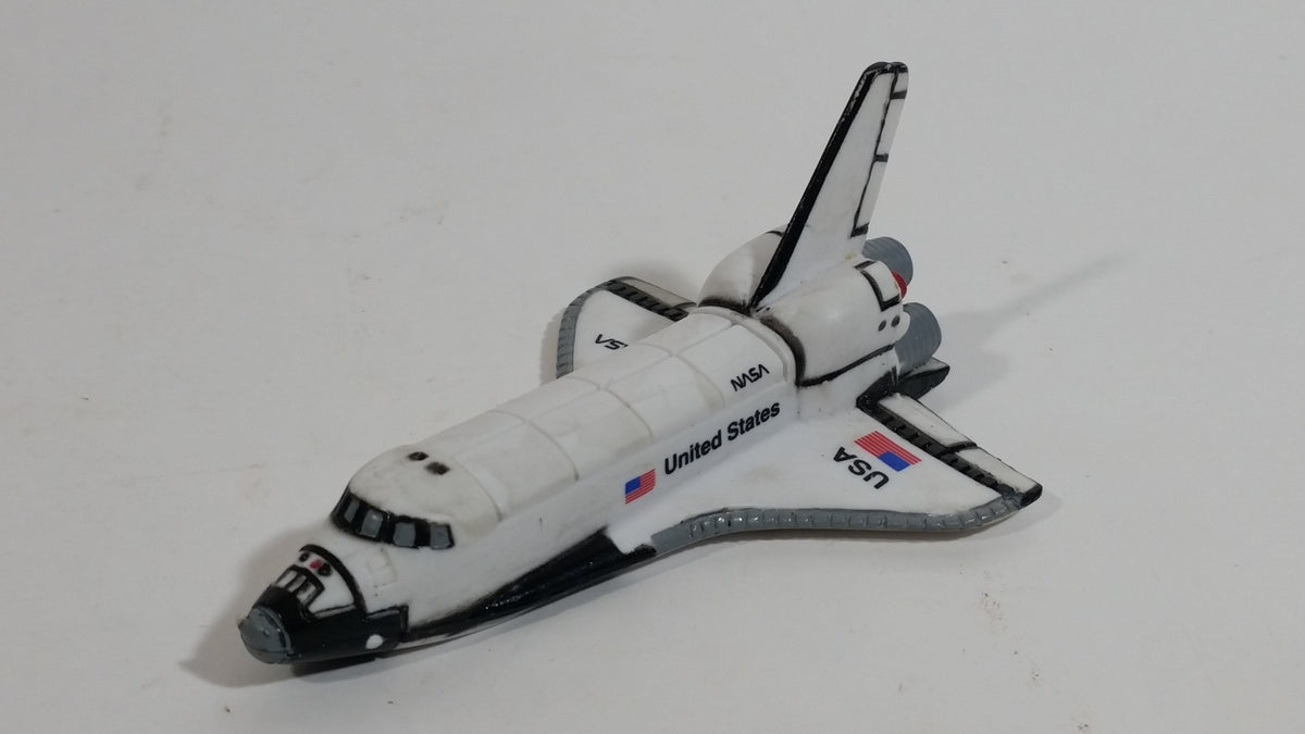 Rare 1998 Play Visions NASA USA Space Shuttle PVC Toy Spacecraft Vehic ...