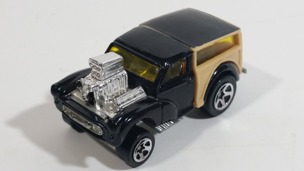 2001 Hot Wheels First Editions MG Rover Morris Wagon Black Tan Die Cas ...