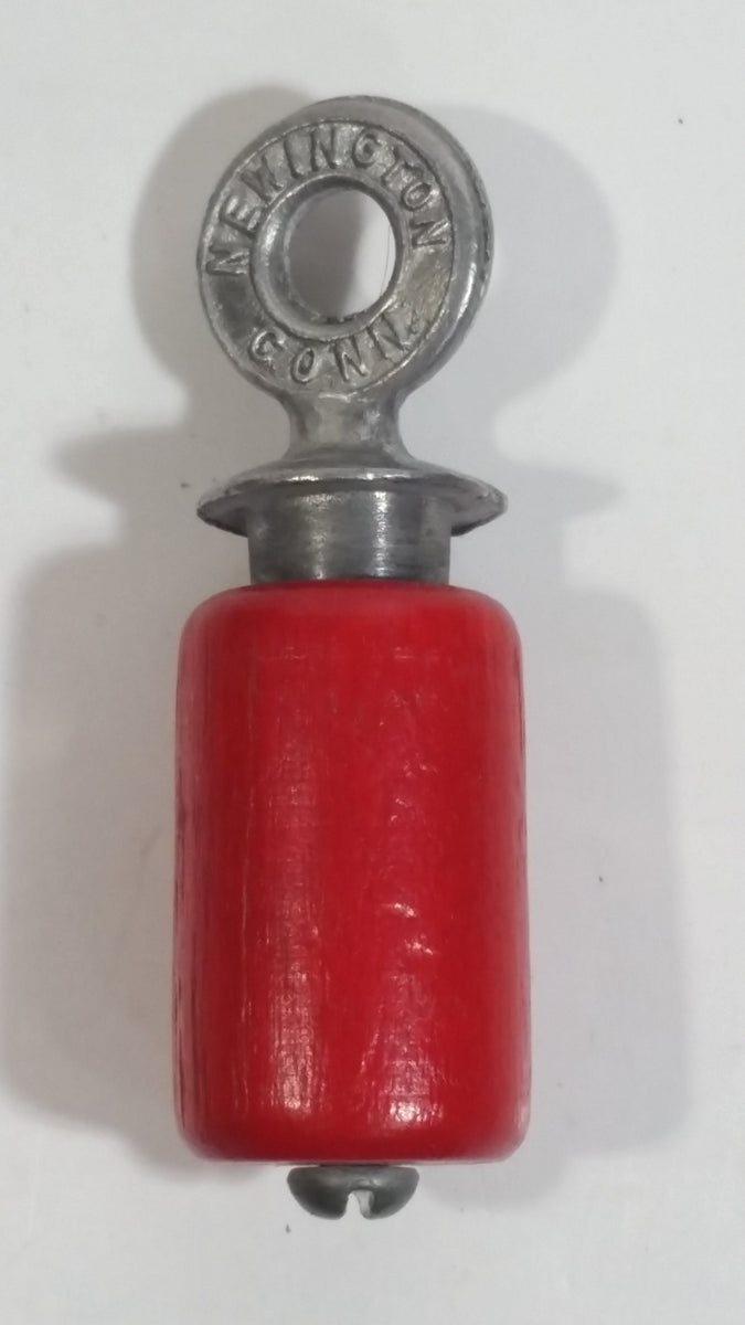 Audubon Birch Wood and Pewter Painted Red Bird Call Newington, Conn ...