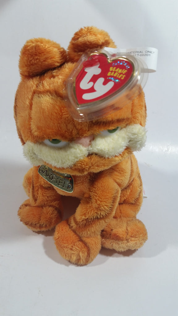 2004 Ty Beanie Babies Garfield the Cat Orange Stuffed Animal Plush Toy ...