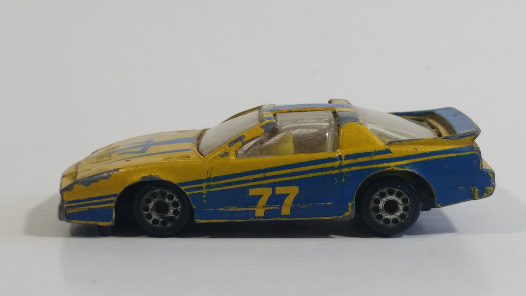 Zee Toys Dyna Wheels No. D97 Pontiac Firebird #77 Yellow Die Cast Toy ...