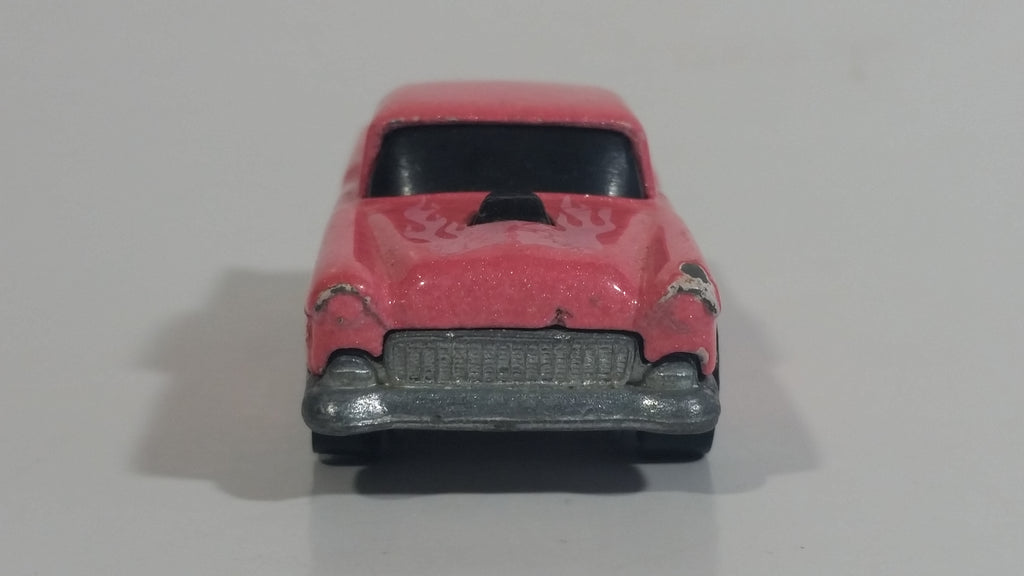VHTF Rare 1990 Hot Wheels Color Racers '55 Chevy Pink Die Cast Toy Cla ...